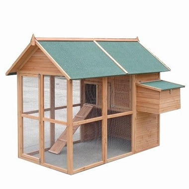 Coops and Cages Double Storey Chicken Coop With Nest Box