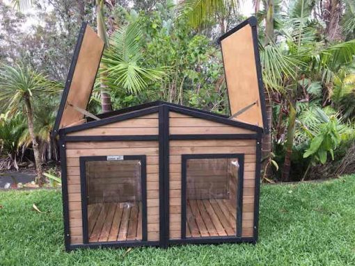 Den Extra, Extra Large Timber Dog Kennel - Coops And Cages