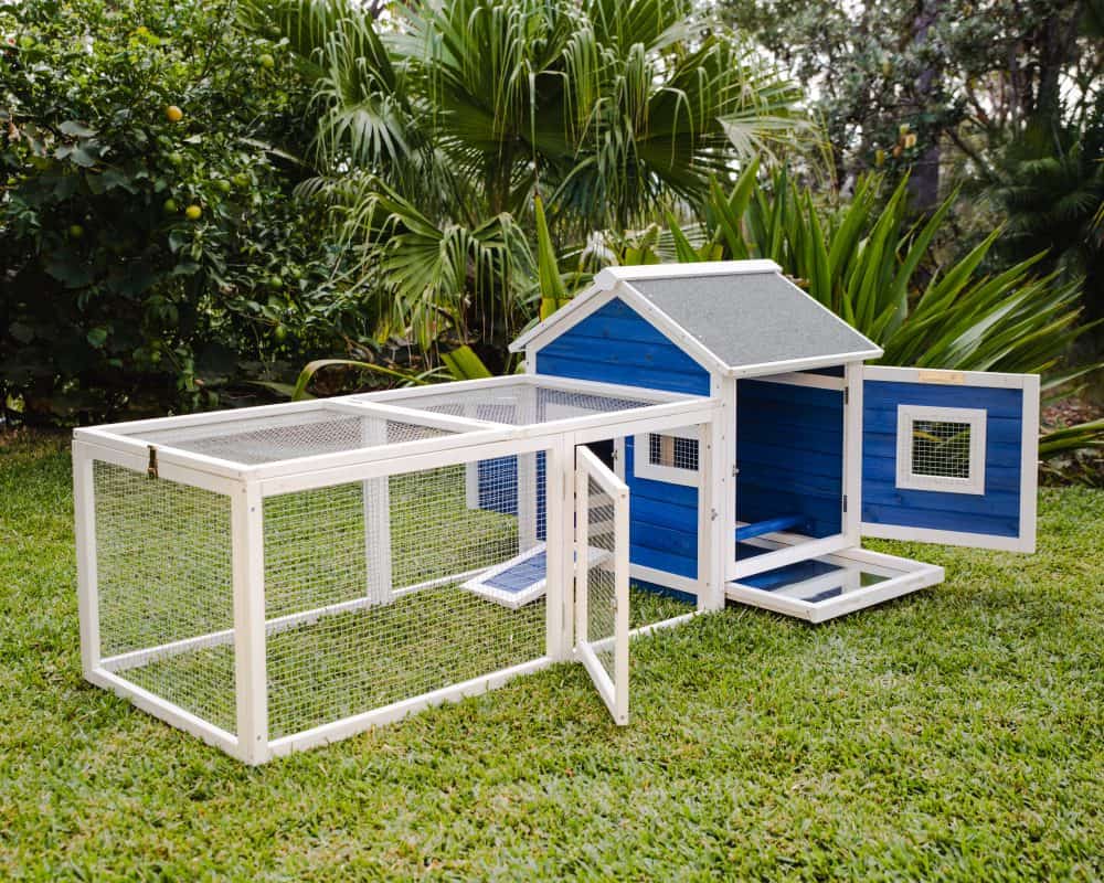 Yellow Cottage Rabbit Hutch By Coops And Cages