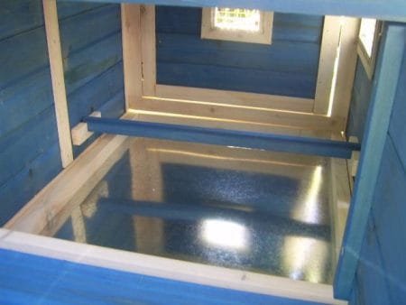 Blue And White Cottage Chicken Coop