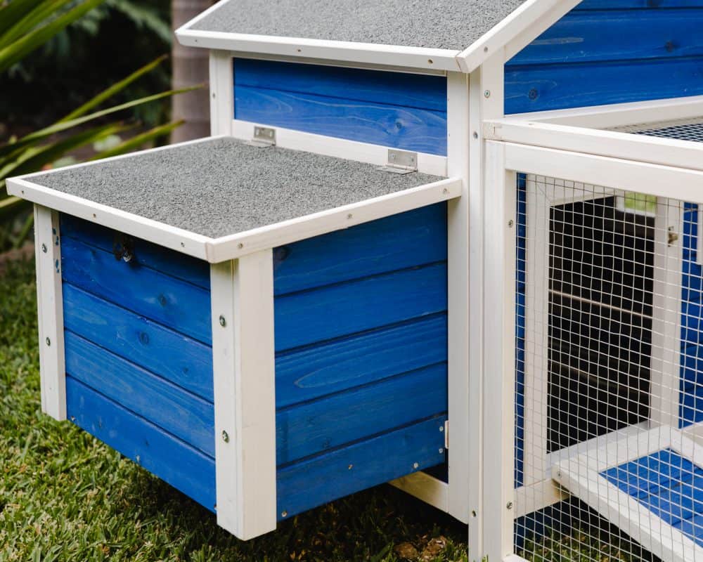 Yellow Cottage Rabbit Hutch By Coops And Cages