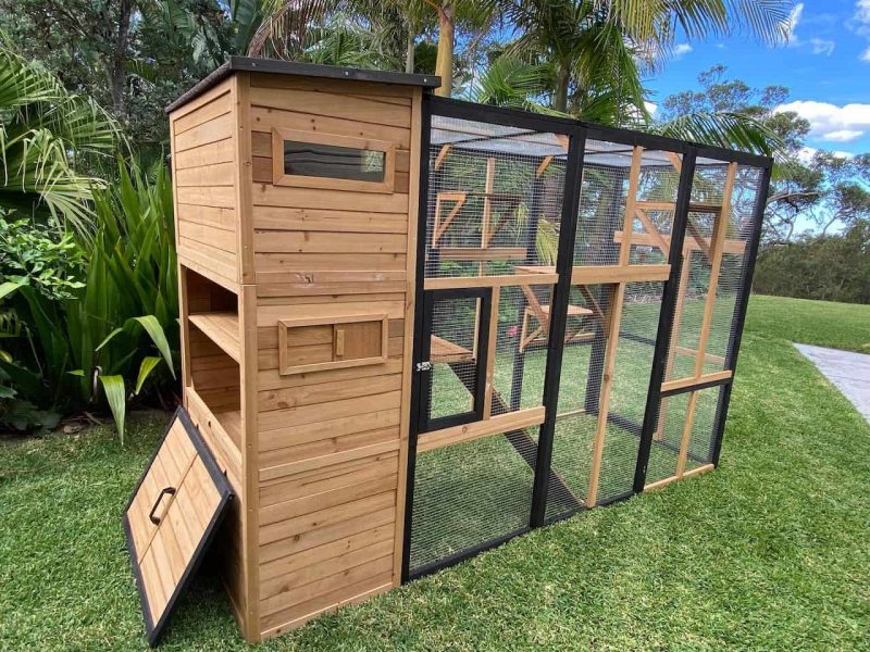 Buy The Greta Outdoor Cat House Australia - Coops & Cages