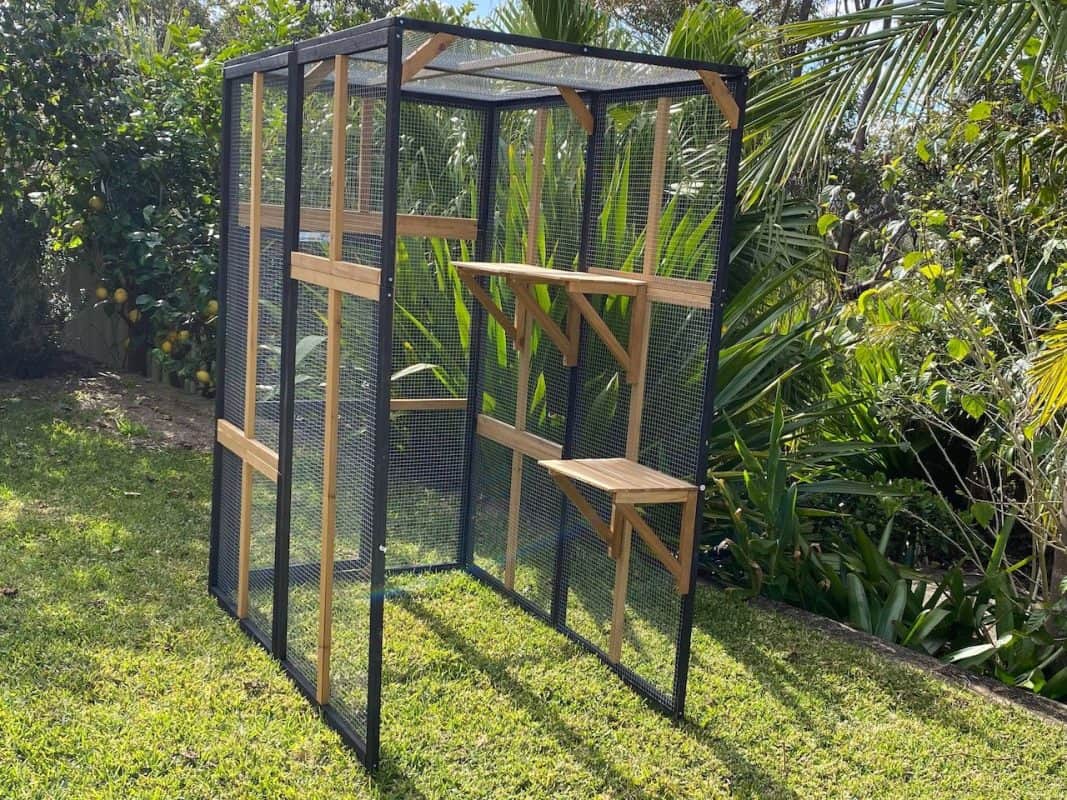 Buy The Greta Outdoor Cat Run Australia - Coops & Cages
