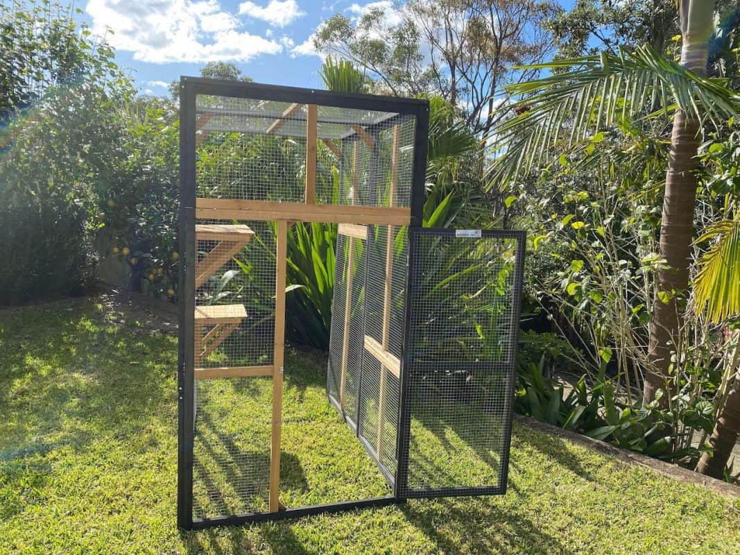 Buy The Greta Outdoor Cat Run Australia - Coops & Cages