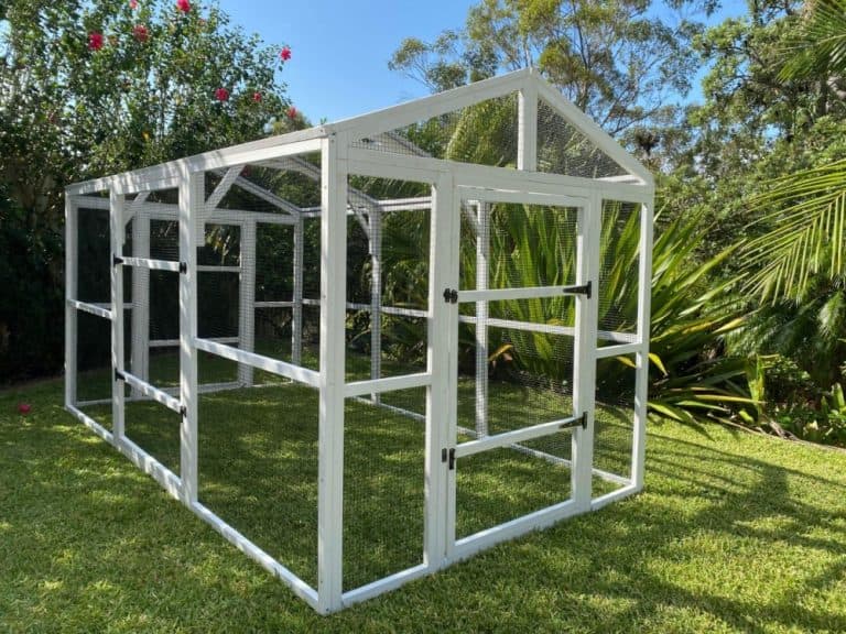 Large Castle Cat Run - Coops & Cages