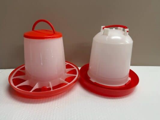 6L Plastic Chicken Feeder And Drinker Combo