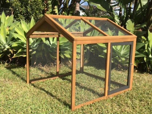 Coops And Cages Premium Carmine Rabbit Hutch & Run Package